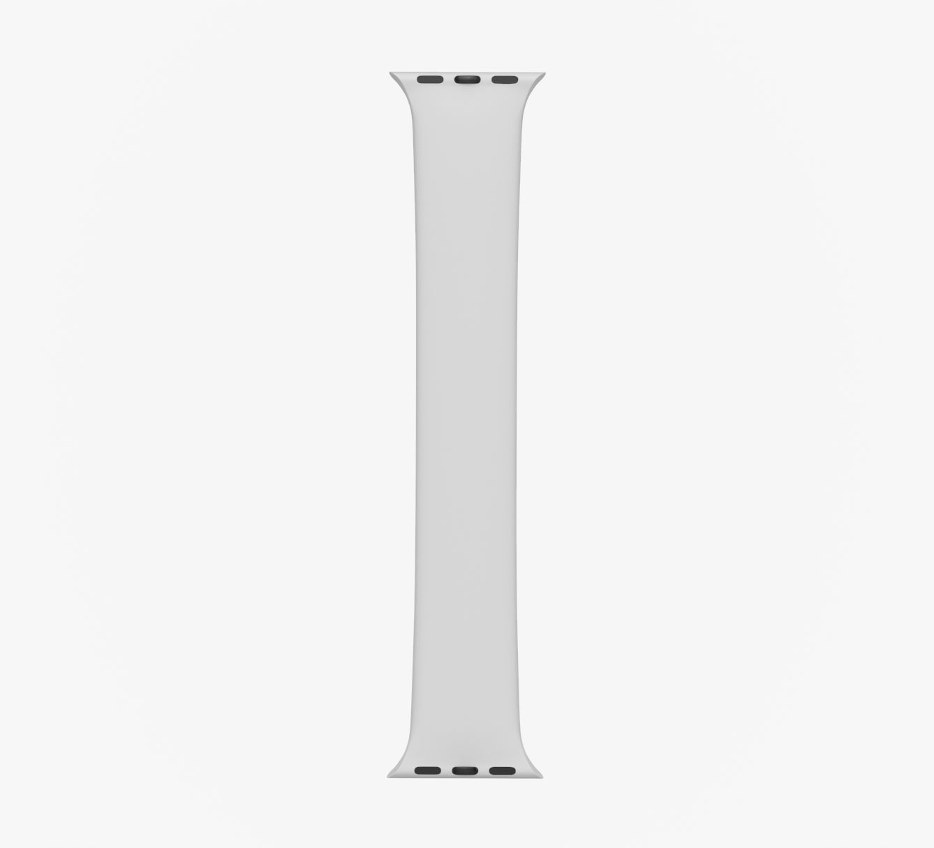 WsC® Silicone Solo Loop - Grey - The Watch Strap Co.