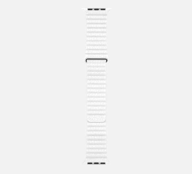 WsC Leather Loop - Apple Watch Strap - White