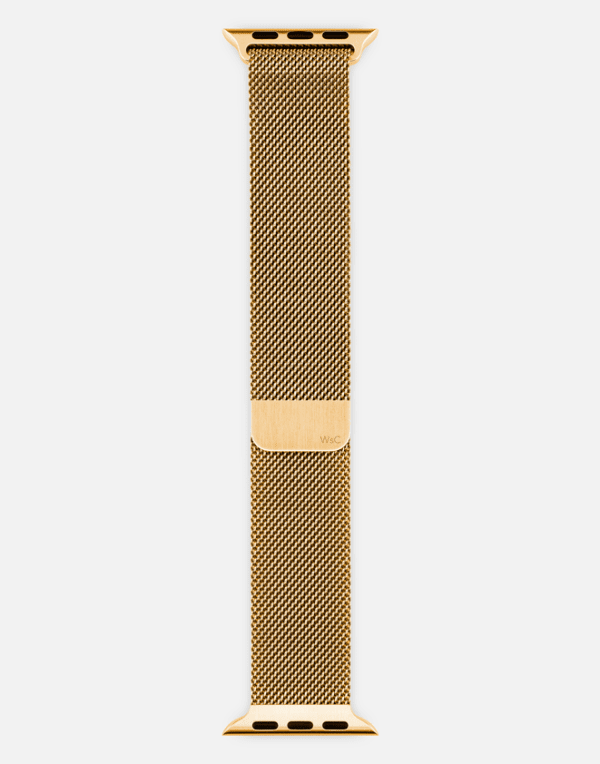 Milanese Loop Apple Watch Strap – Gold Stainless Steel | WsC®